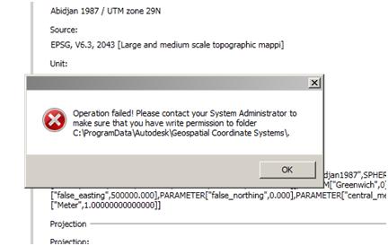 Coordinate System definition in AutoCAD Map 3D 2012 - Techyv.com